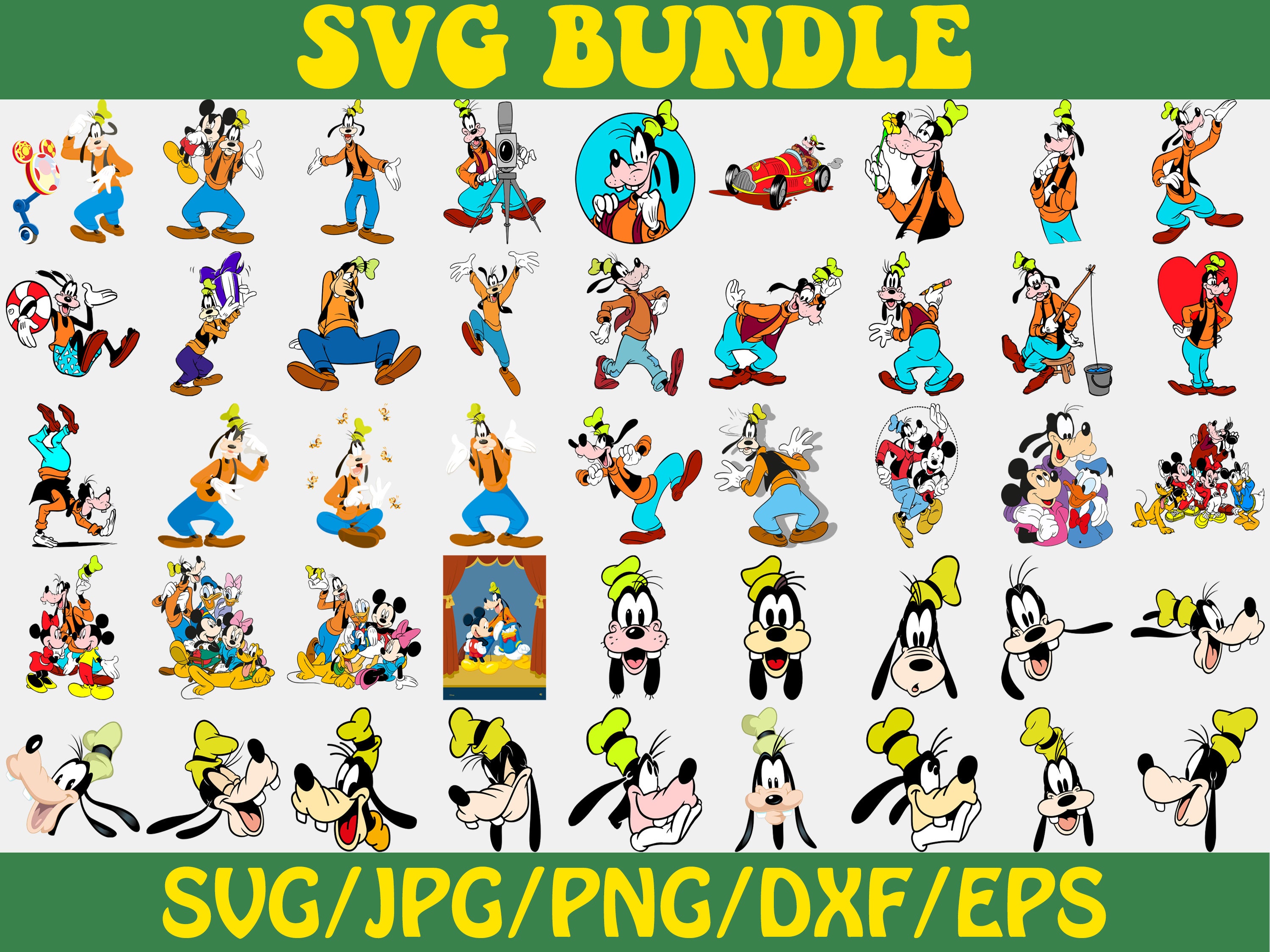 150 Digital Png Bundle Cute Goofy Svg Bundle Png For Shirts Cute Goofy Cartoon Ideal Digital