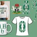 Nigerian Flag Alphabet & Number Clipart Bundle - A-Z, 0-9 | 90+ Pngs ...
