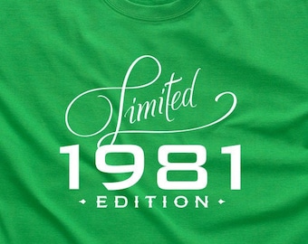 1981 Limited Edition - Etsy