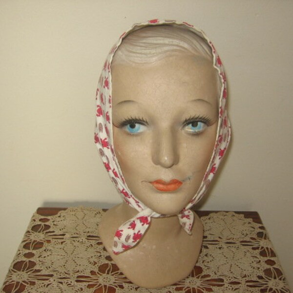 1950s Head Scarf - Etsy