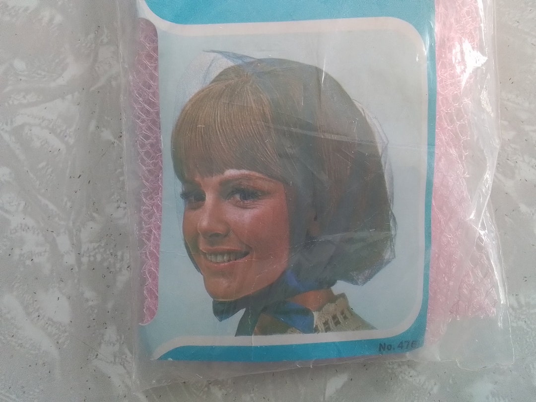 Vintage Fashion Wind Bonnet/ Hair Cover / 1960's / Mesh Net / Venida ...