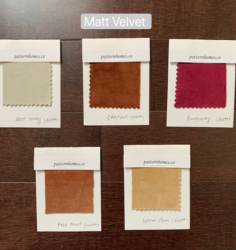 Swatches for Luxury Velvet Curtains Fabric Samples Velvet - Etsy Canada