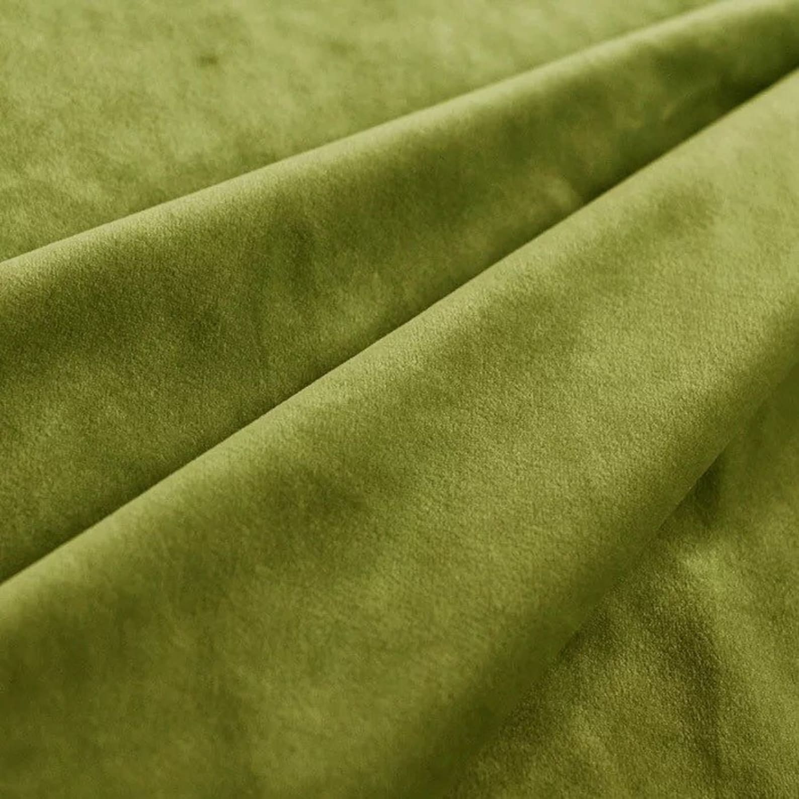 Matcha Green Matte Velvet Curtains Luxury Custom Made Boho | Etsy Canada