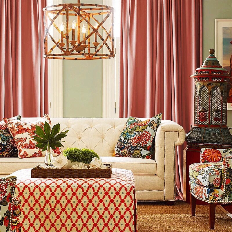 Rose Curtain Rod - Etsy