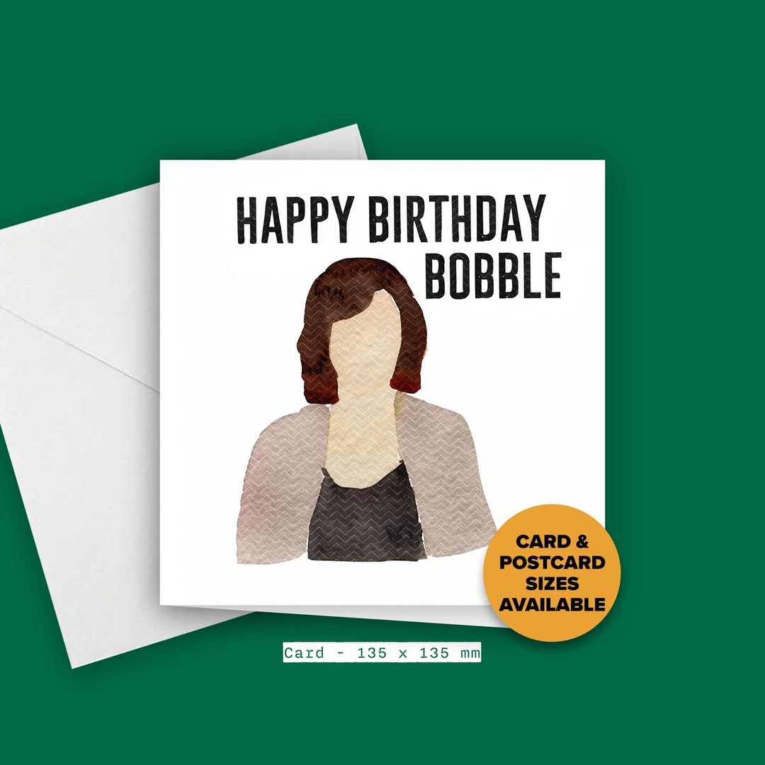 Friday Night Dinner Card: Happy Birthday Bobble, Handmade TV Greetings ...