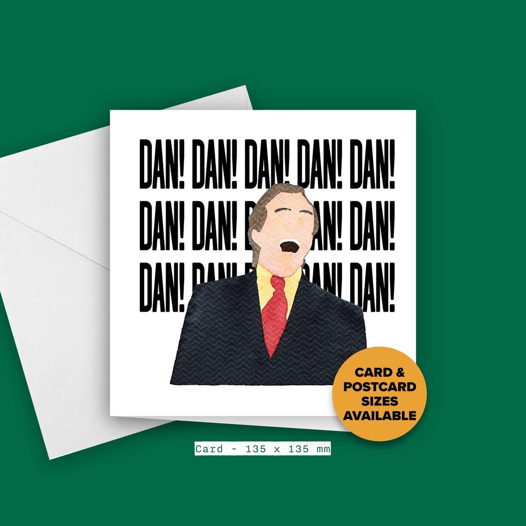 Alan Partridge 'dan!' Greeting Card - Steve Coogan Birthday Card - Etsy