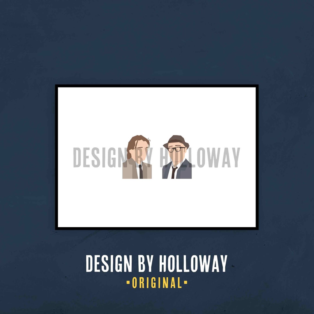 Bottom Rik Mayall Adrian Edmondson Block Art Minimal Artwork Poster - Etsy