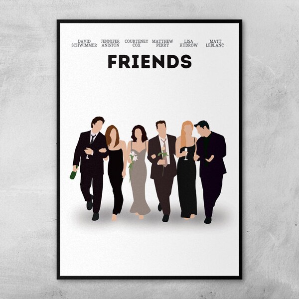 Friends Poster - Etsy UK