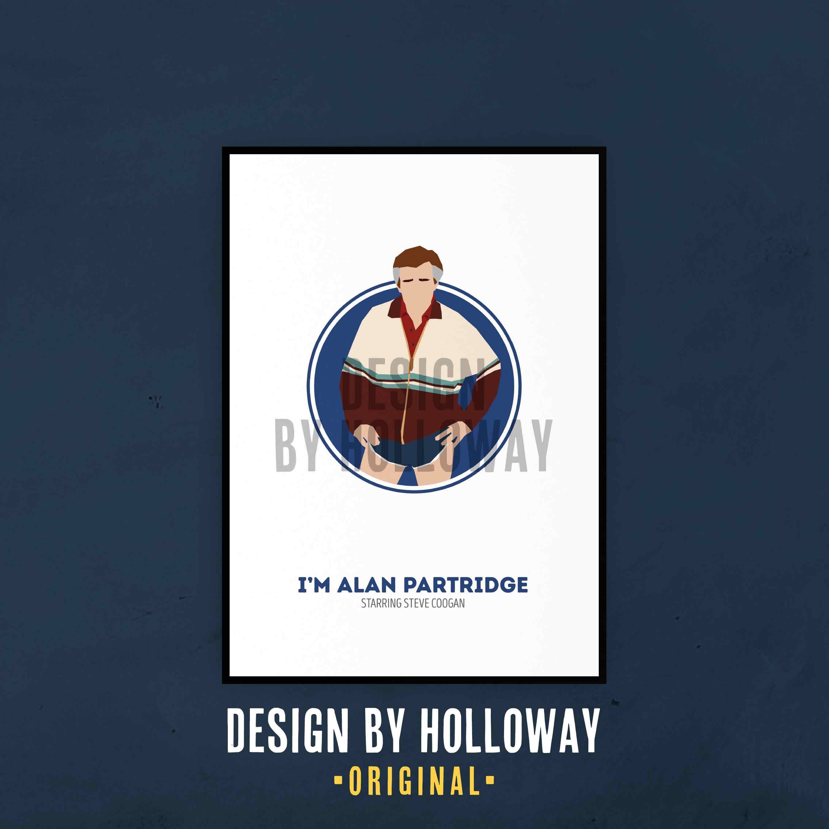 Art & Collectibles Alan Partridge Minimal Artwork Poster Steve Coogan ...
