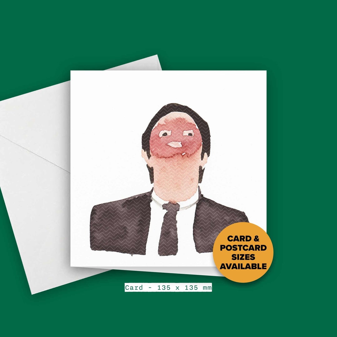 Dwight Schrute Birthday Card: the Office Fan Art - Etsy