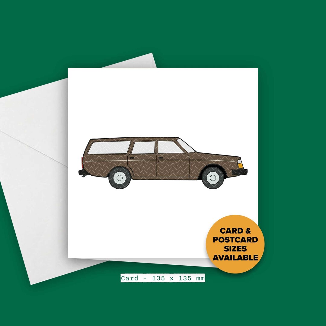Volvo Birthday Card 244 / 240 / 850 Classic Car Greeting's Card - Etsy
