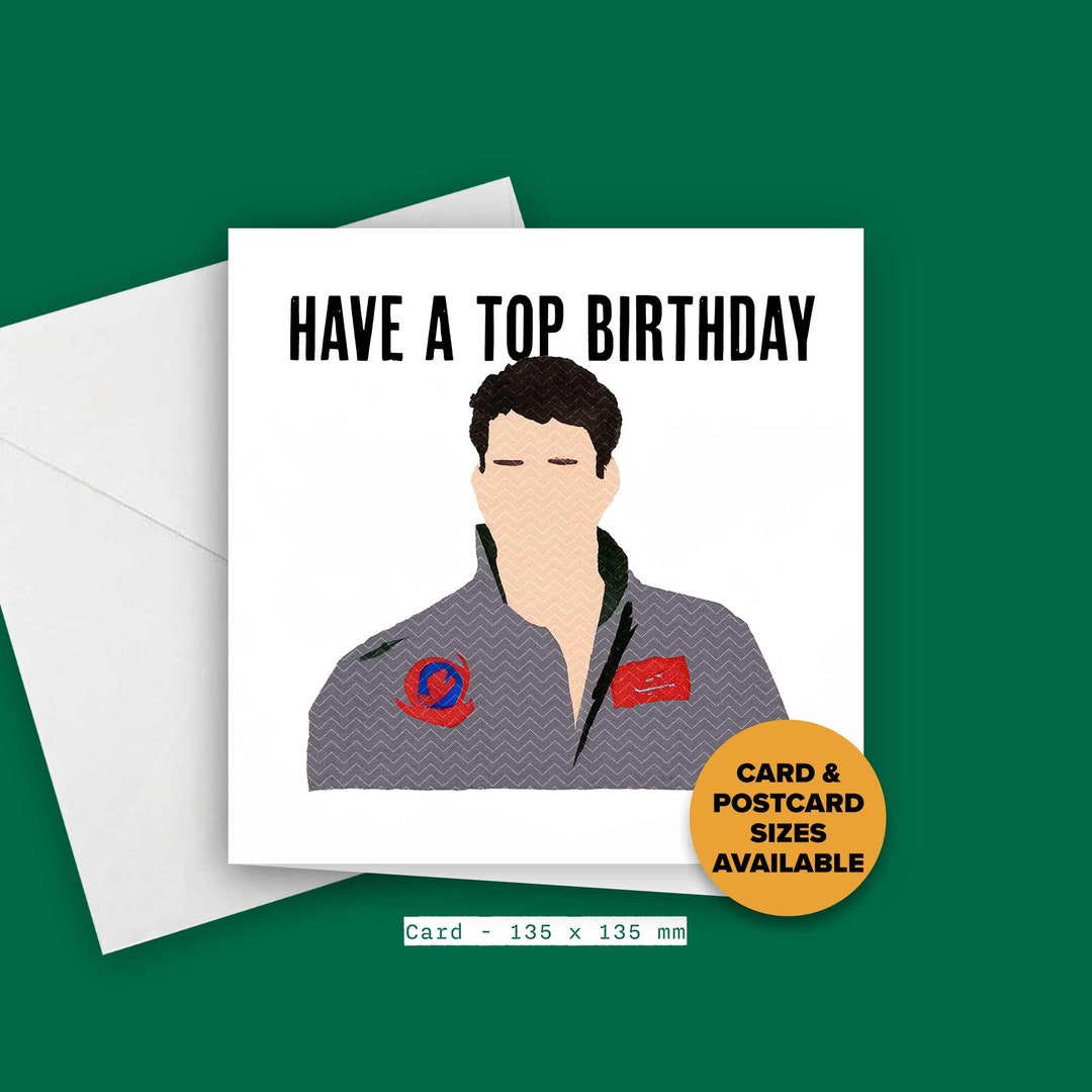 Top Gun Maverick Father's Day Greetings Cards / Funny Birthday Card ...