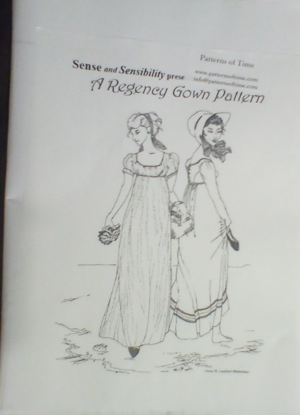 Sense and Sensibility Regency Gown Pattern. Sizes 6 Thru 18. Ff/uncut ...