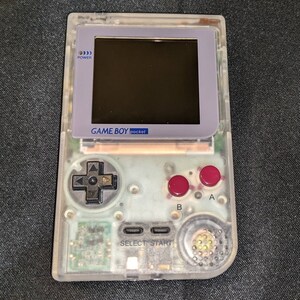 Customized/modded Clear Game Boy Pocket With New IPS LCD Screen - Etsy