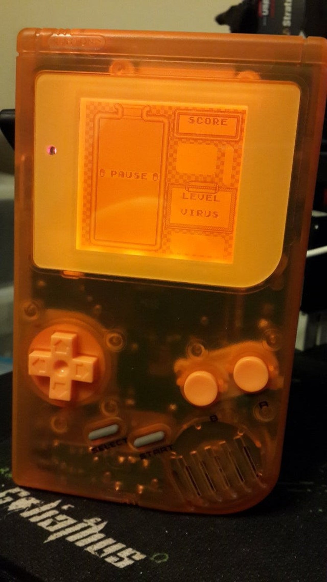 Customized/modded Orange Game Boy DMG-001 - Etsy