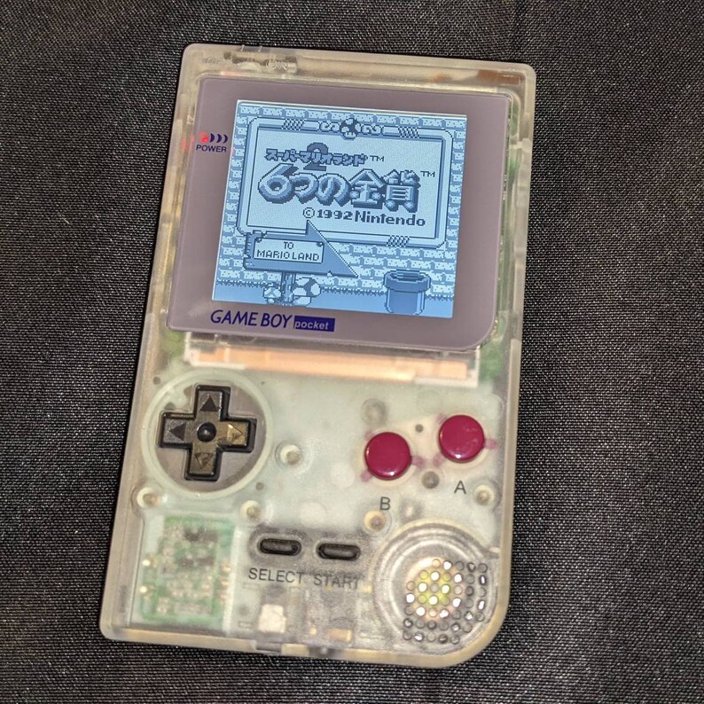 Customized/modded Clear Game Boy Pocket With New IPS LCD - Etsy