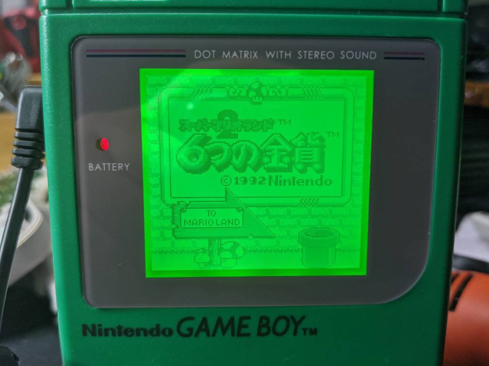 Customized/modded Green/clear Game Boy DMG-001 With Green - Etsy
