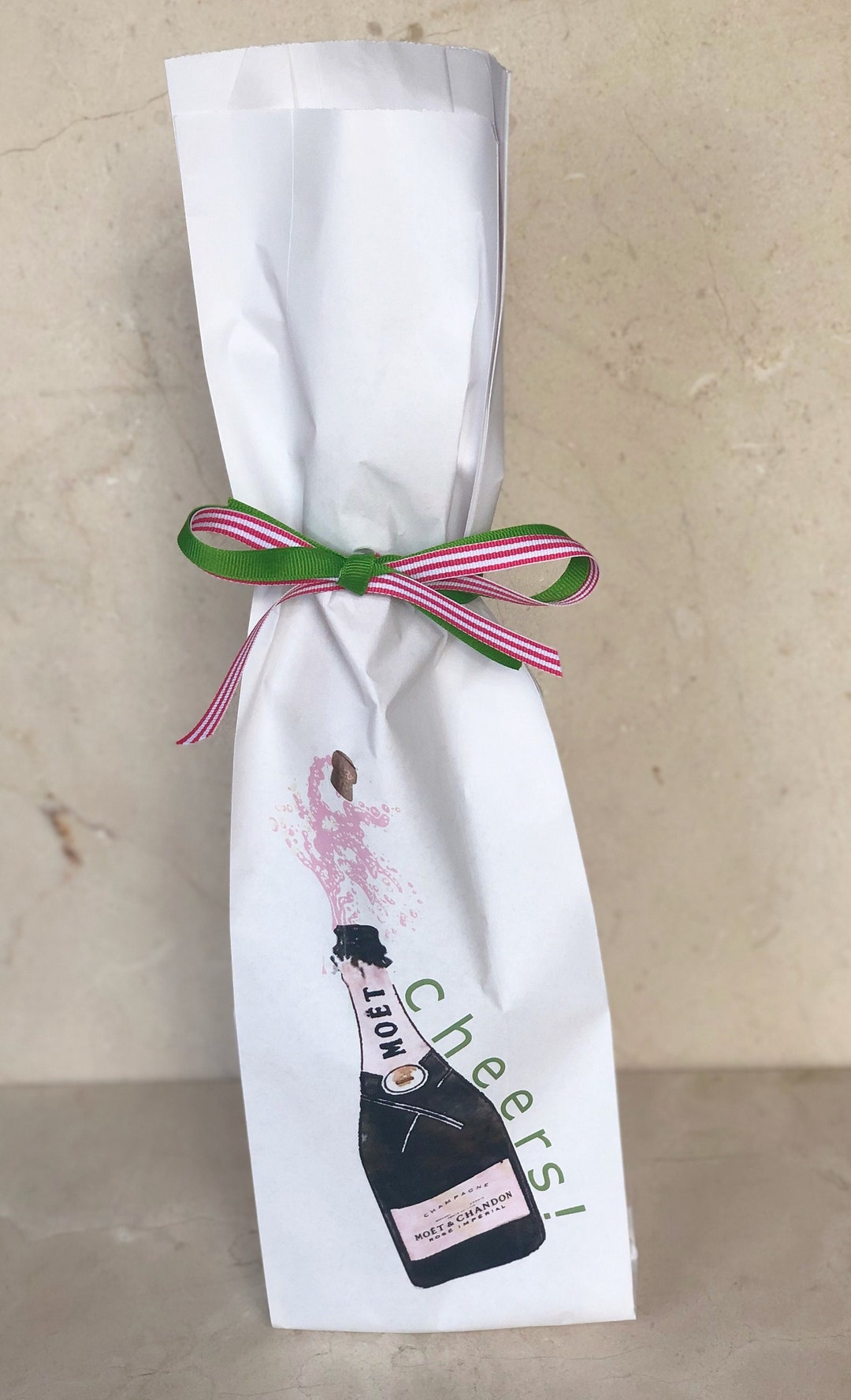 Cheers to You: Personalized Champagne and Wine Gift Bags - Cheers to ...