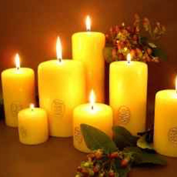 Santa Candles - Etsy