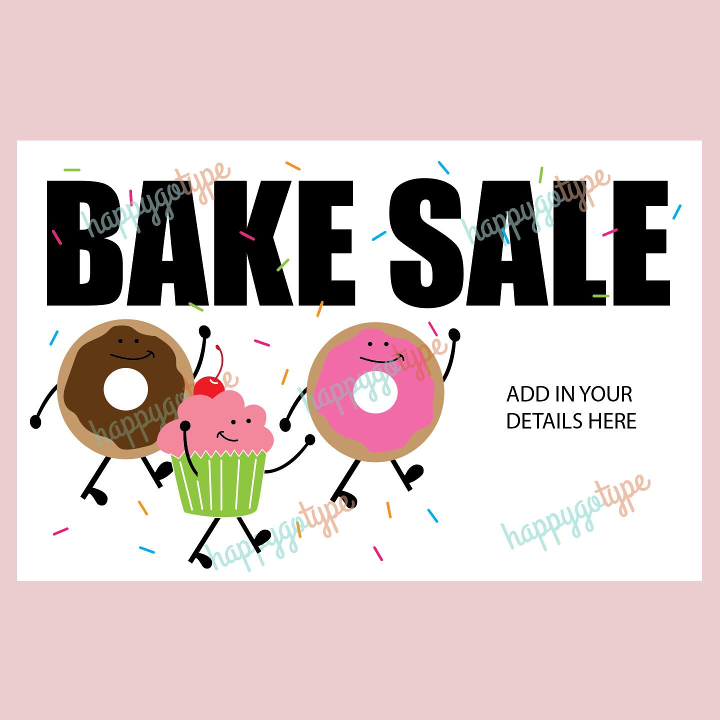 Bake Sale Fundraiser Clipart