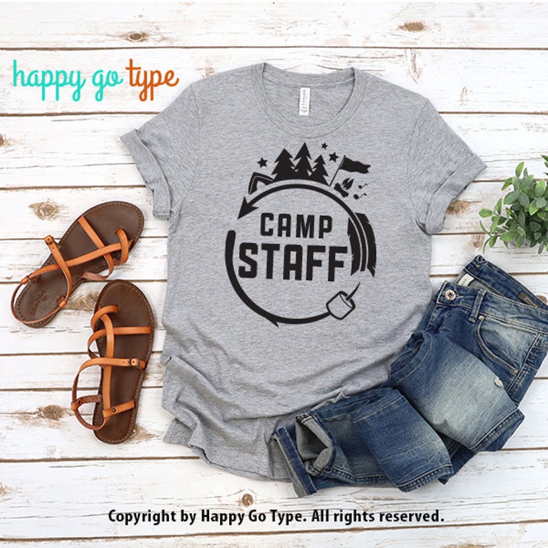 Camp Staff Shirt Design 65 Instant download Digital file | Etsy