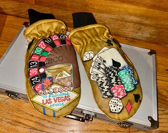 Skeleton Bones Kinco Custom Ski and Snowboard Gloves - Etsy