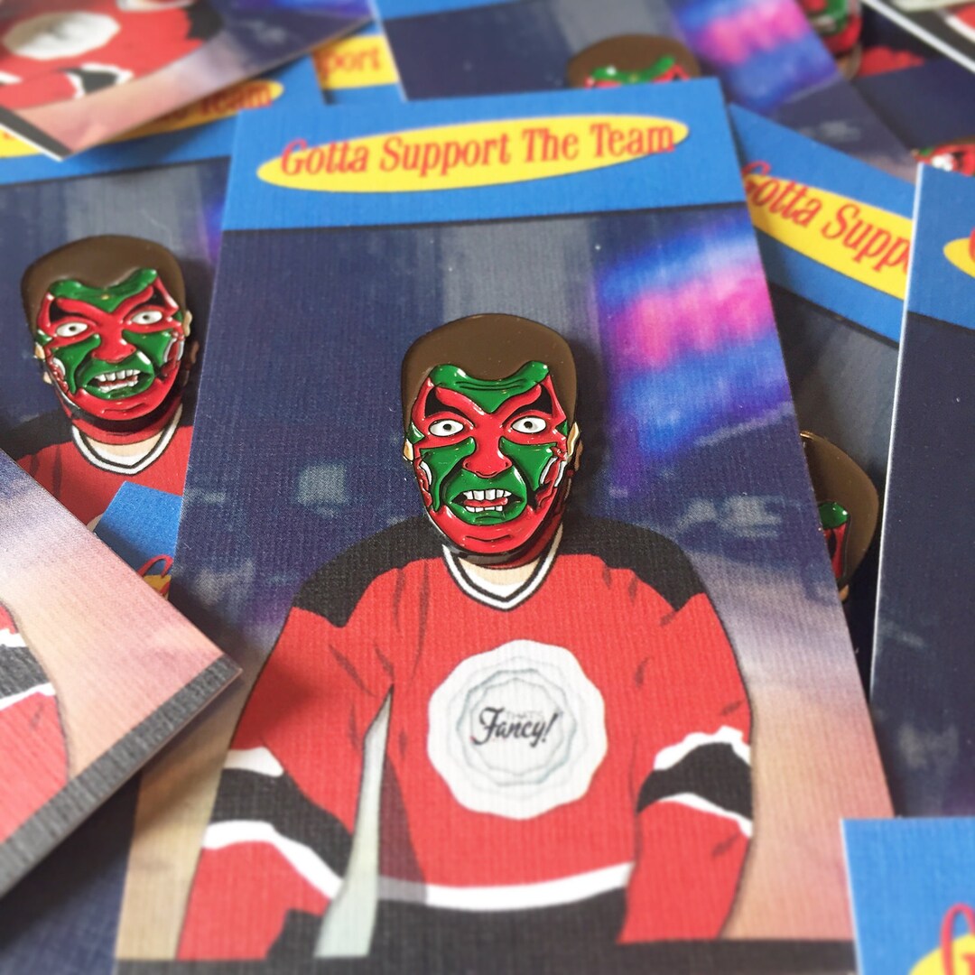 David Puddy Devils Enamel Pin Seinfeld - Etsy