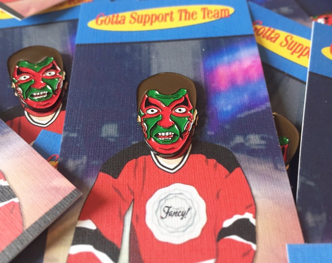 David Puddy Devils Enamel Pin Seinfeld - Etsy