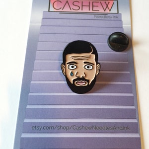 Drake Tears Enamel Lapel Pin Soft Enamel Hotline Bling - Etsy