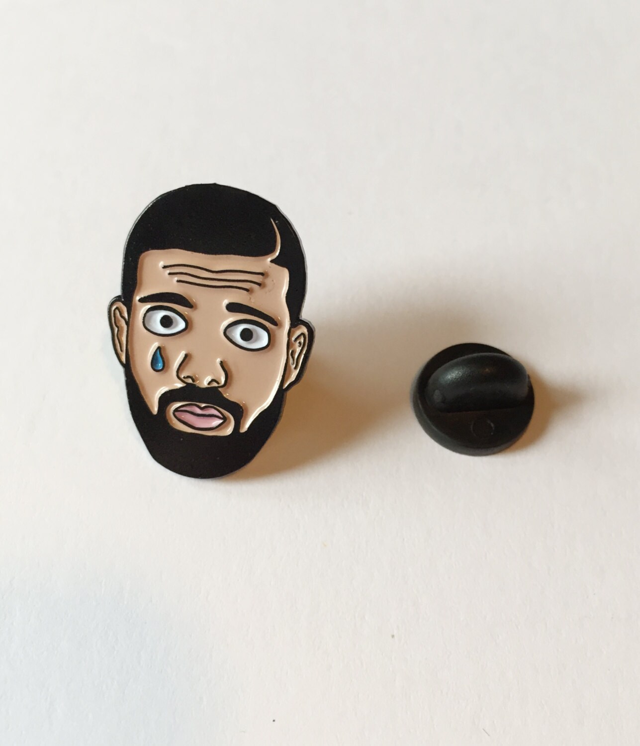 Drake Tears Enamel Lapel Pin Soft Enamel Hotline Bling | Etsy