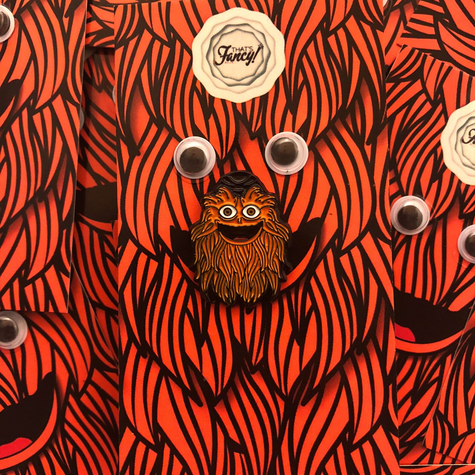 Gritty Flyers Mascot Enamel Pin - Etsy