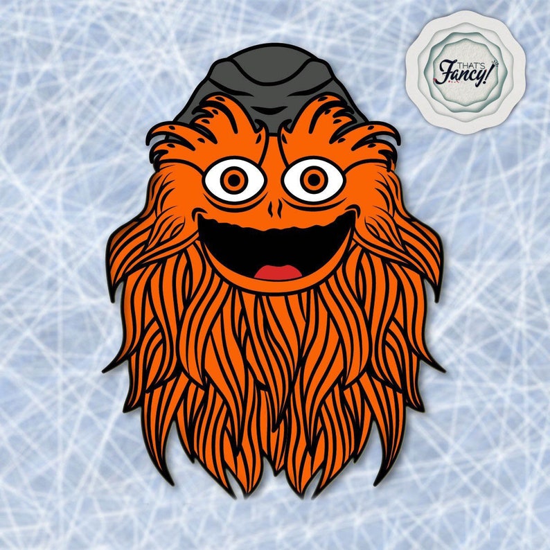Gritty Flyers Mascot Enamel Pin - Etsy