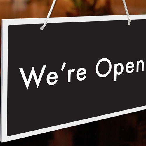 Be Back Shortly 3mm Rigid Hanging 120mm X 200mm Sign Shop - Etsy