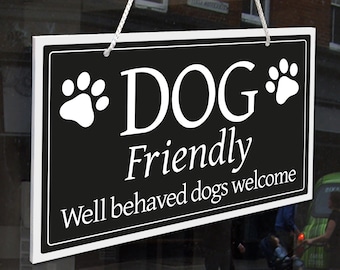 Dog Welcome Sign - Etsy UK