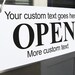 Personalised Custom Made Open Closed Hanging Sign Shop - Etsy UK