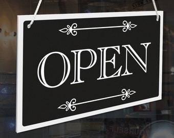 Sliding Open Closed Sign - Etsy