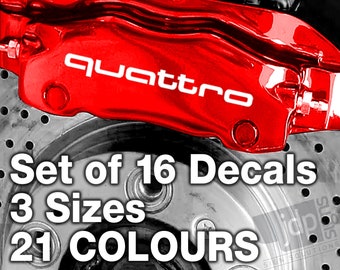 Audi Brake Caliper Stickers - Etsy