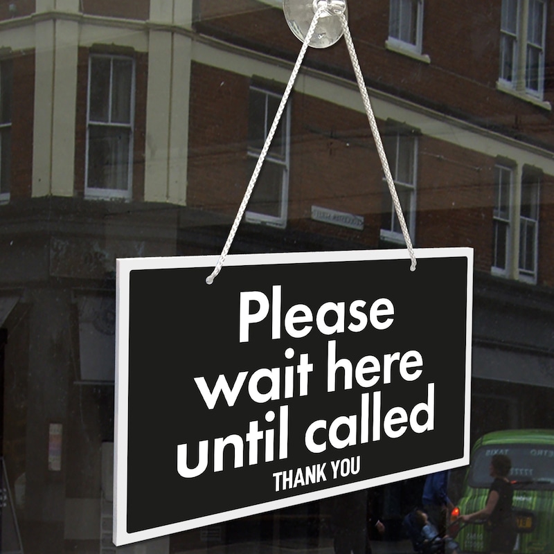 Wait to Be Called Sign - Etsy