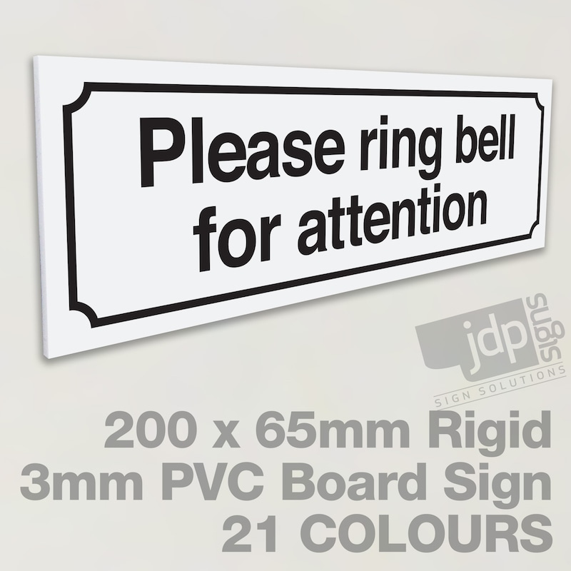 Please Ring Bell for Assistance Sign - Etsy