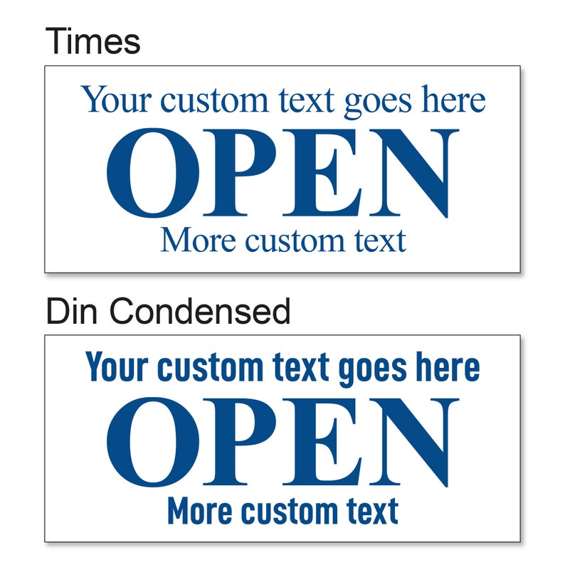 Personalised Custom Made Open Closed Hanging Sign Shop - Etsy UK