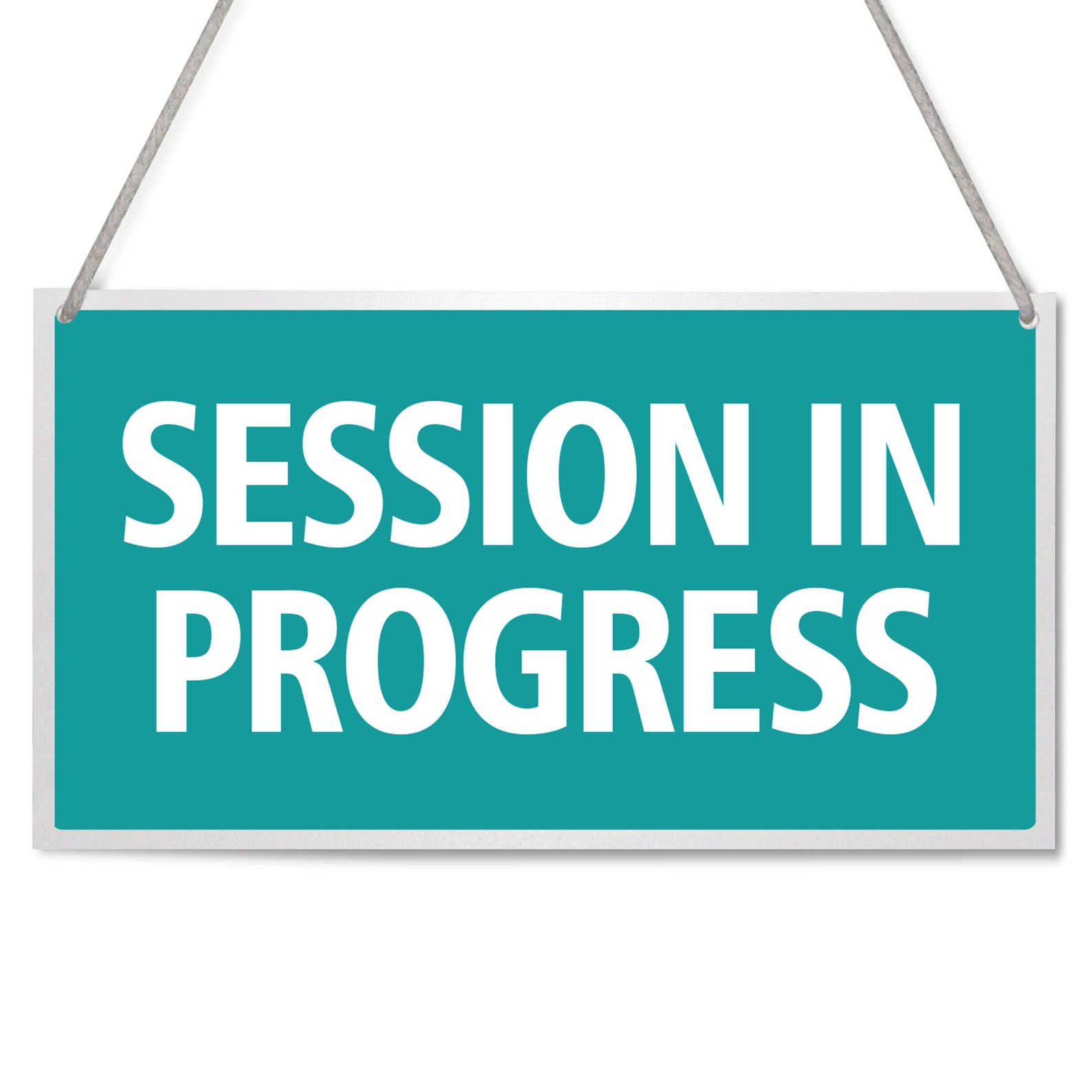Session in Progress 3mm Rigid 127mm X 234mm Sign Shop Window - Etsy UK