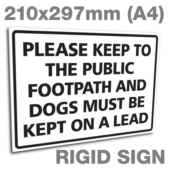 Should Dogs Be On A Lead On A Public Footpath