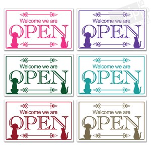 Vets Pets Veterinary Open Closed Hanging Sign, Shop Window/door - 140mm ...