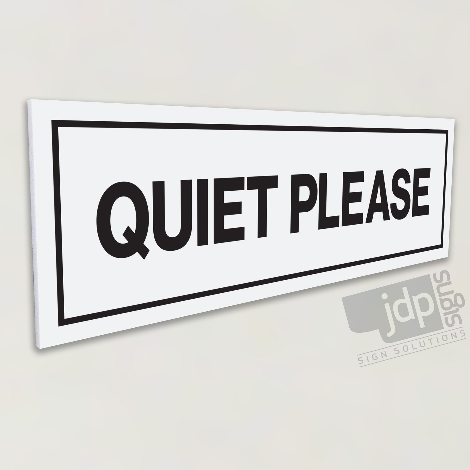 Quiet Please 3mm Rigid PVC Board Sign 21 Colours | Etsy