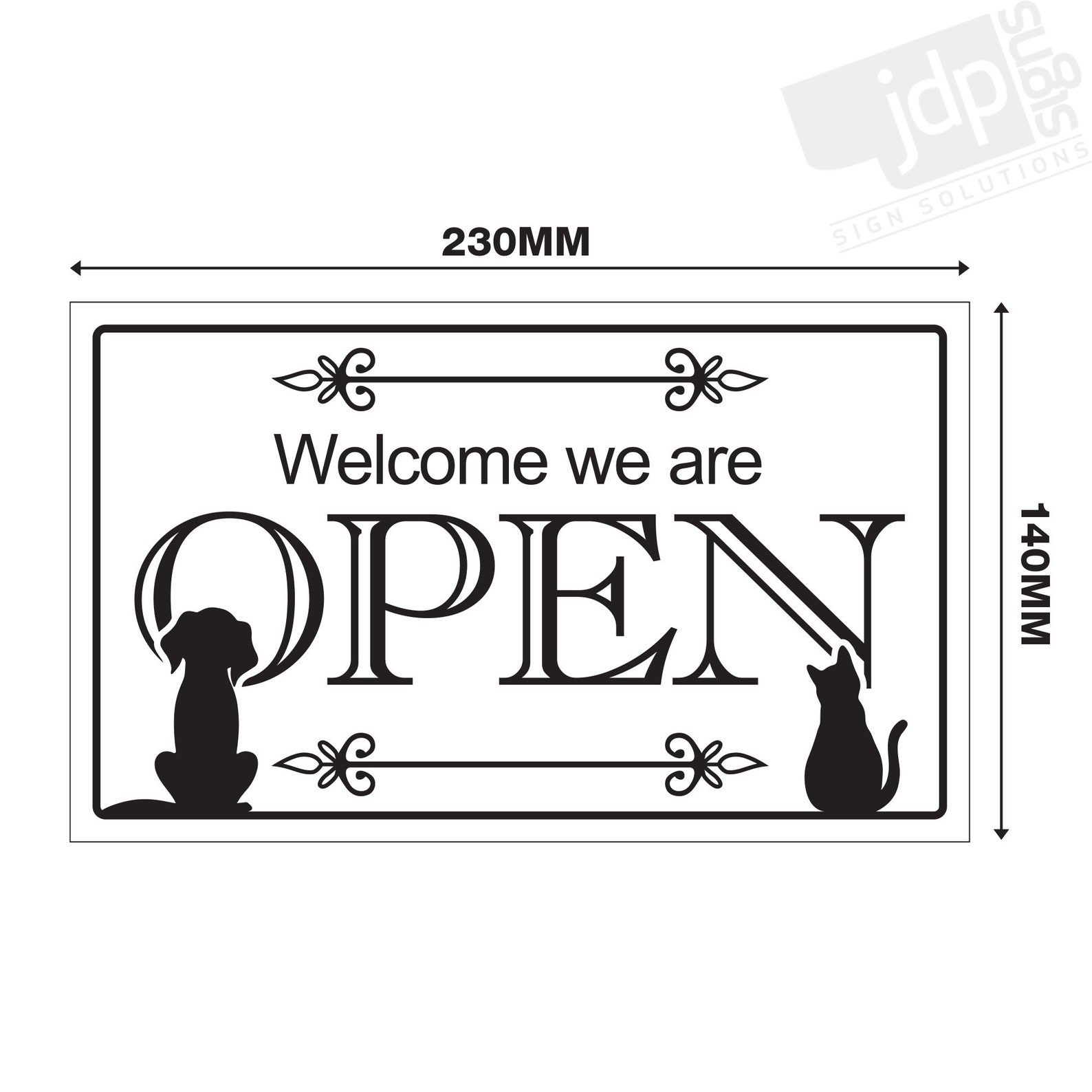 Vets Pets Veterinary Open Closed Hanging Sign, Shop Window/door - 140mm ...