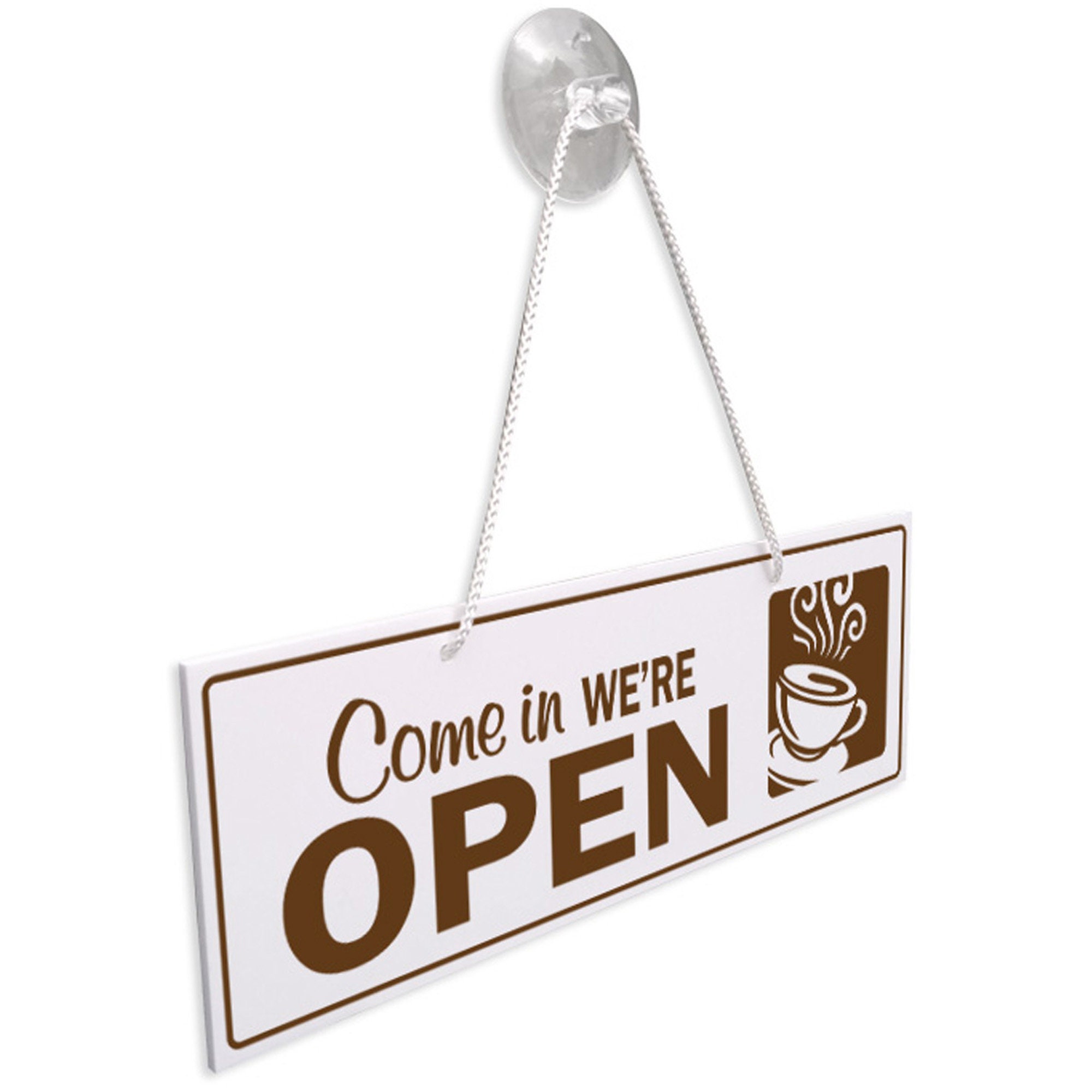Cafe Open and Closed 3mm Rigid 80mm X 240mm Sign Shop Window - Etsy UK