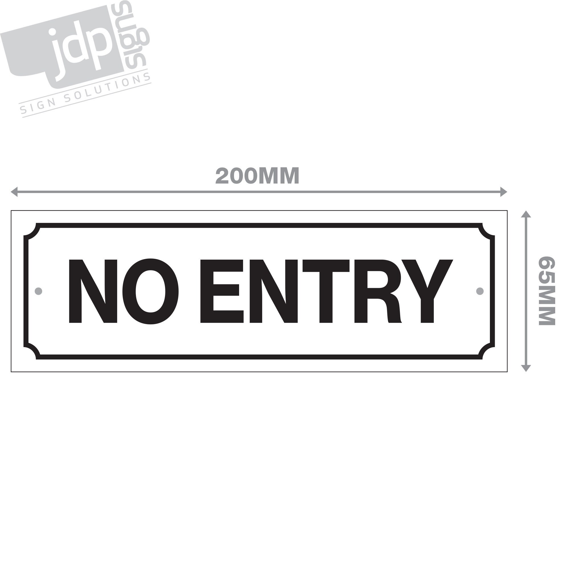 No Entry 3mm Rigid PVC Board Sign 21 Colours - Etsy UK