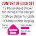 IPhone Charger Sticker Personalised USB Decal Set Plug STICKER ONLY ...