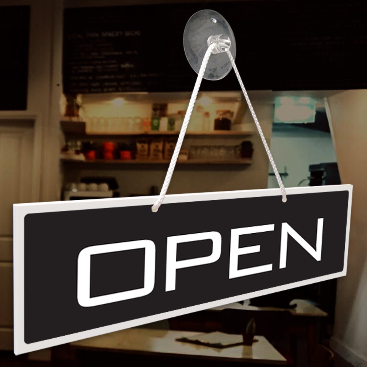 Open and Closed 3mm Rigid Hanging Sign 65mm X 240mm Shop | Etsy