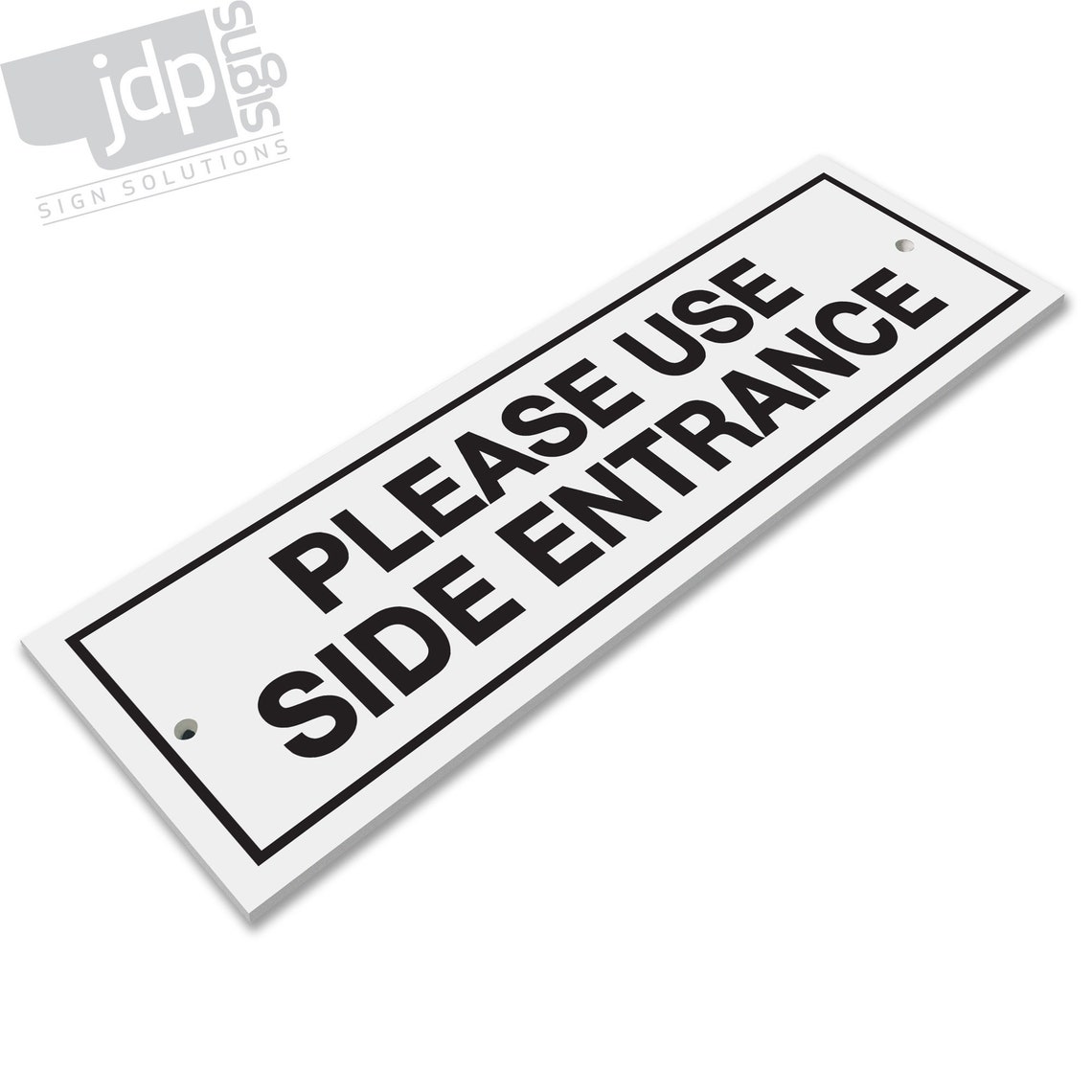 Please Use Side Entrance 3mm Rigid PVC Board Sign 21 Colours | Etsy